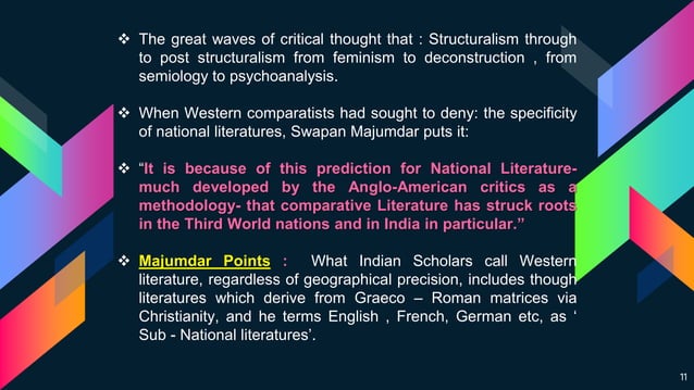 comparative literature by Susan Bassnett | PPTX | Educational ...