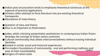 Comparative Literature in India by Amiya Dev | PPTX