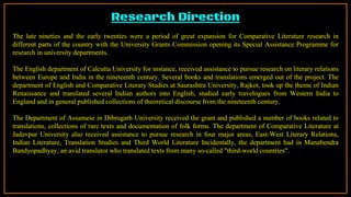 COMPARATIVE LITERATURE IN INDIA: overview of its history by Subha ...