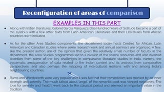 Comparative Literature in India An article major points Subha Chakraborty Dasgupta | PPT