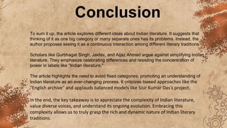 Comparative Literature in India by Amiya dev | PPT