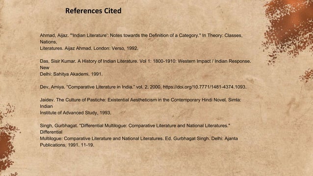 Comparative Literature in India by Amiya dev | PPT