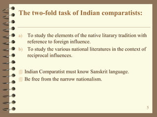 Comparative literature in indian context | PPTX
