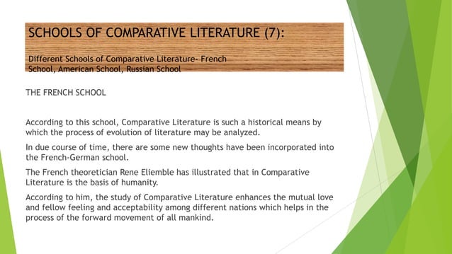 Comparative Literature Week 1.ppt | Undergraduate Education | College ...