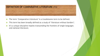 Comparative Literature Week 1.ppt