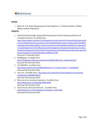 Comparative management study on public and private banks in bangladesh ...