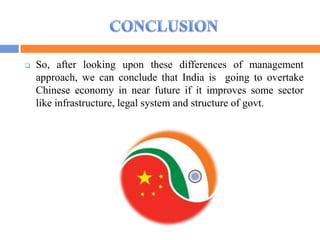 Comparative management styles of india and china mas trinity | PPT