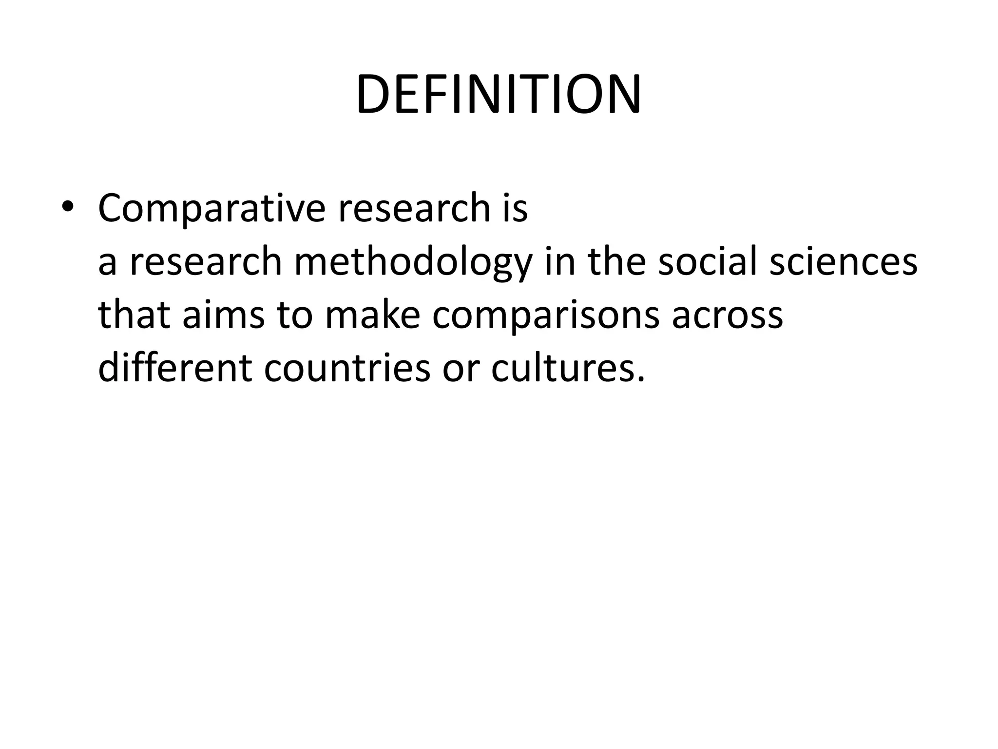Comparative method | PPTX