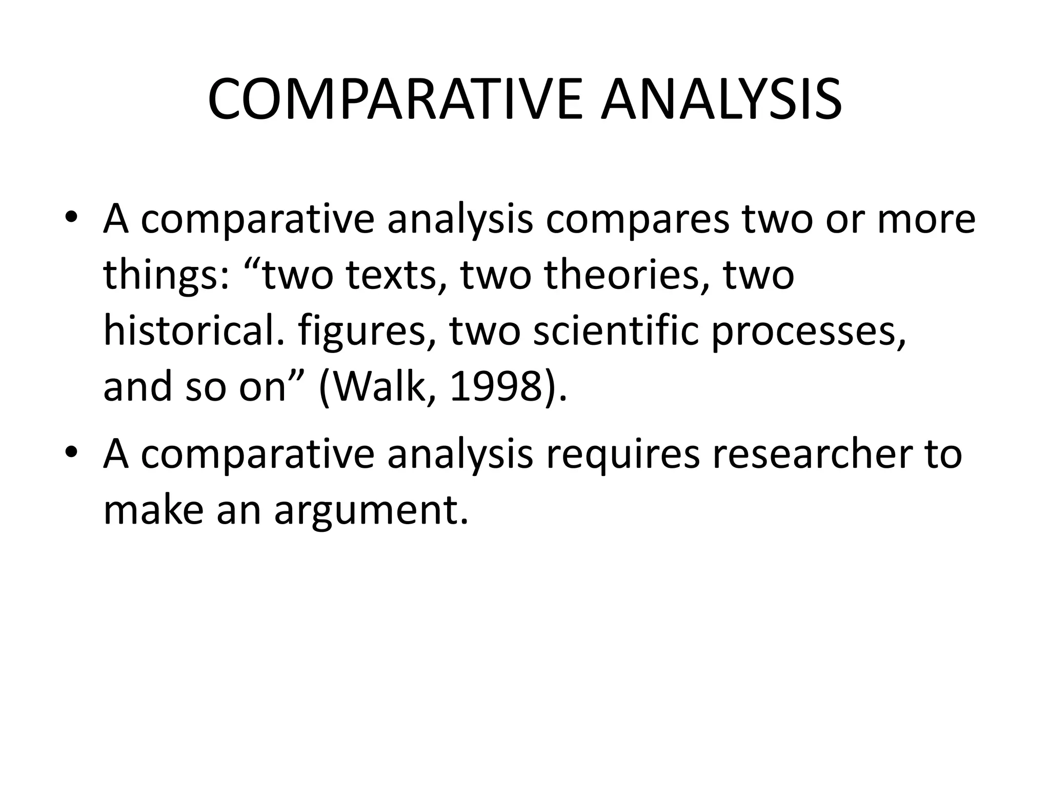 Comparative method | PPTX