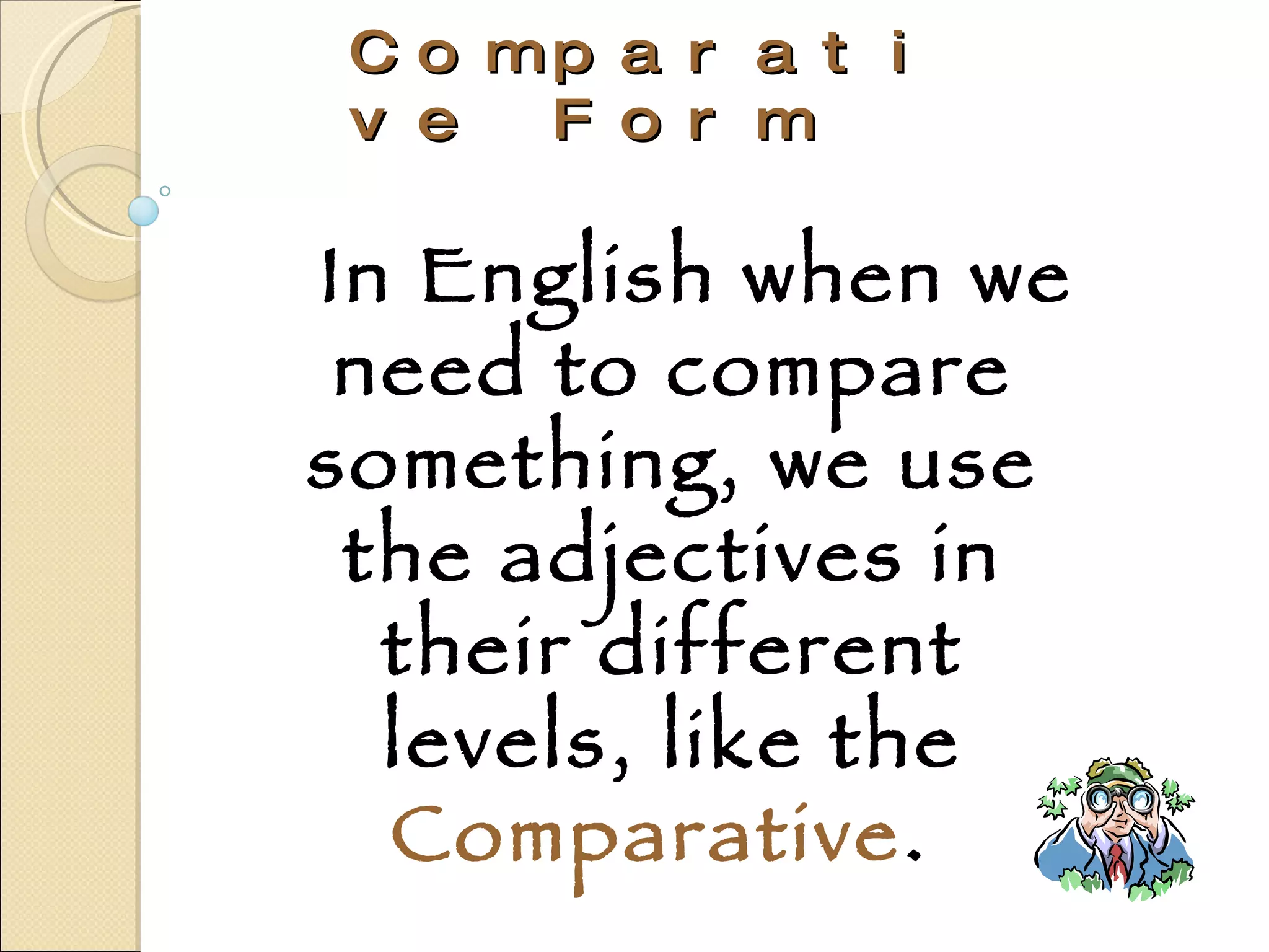 Comparative N Superlative Form | PPT