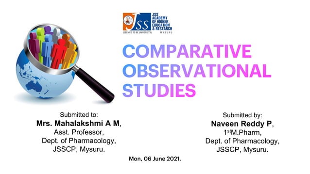 Comparative observational studies | PDF