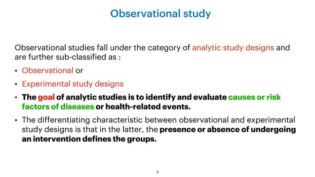 Comparative observational studies | PDF