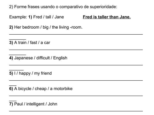 Comparative of superiority 97 | PPT