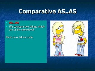 Comparative and Superlative - as-as 4 ESO | PPT
