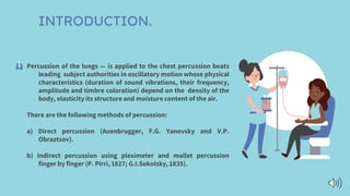 Comparative percussion of lungs | PPTX