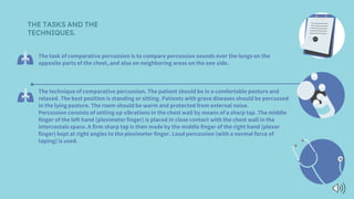 Comparative percussion of lungs | PPTX