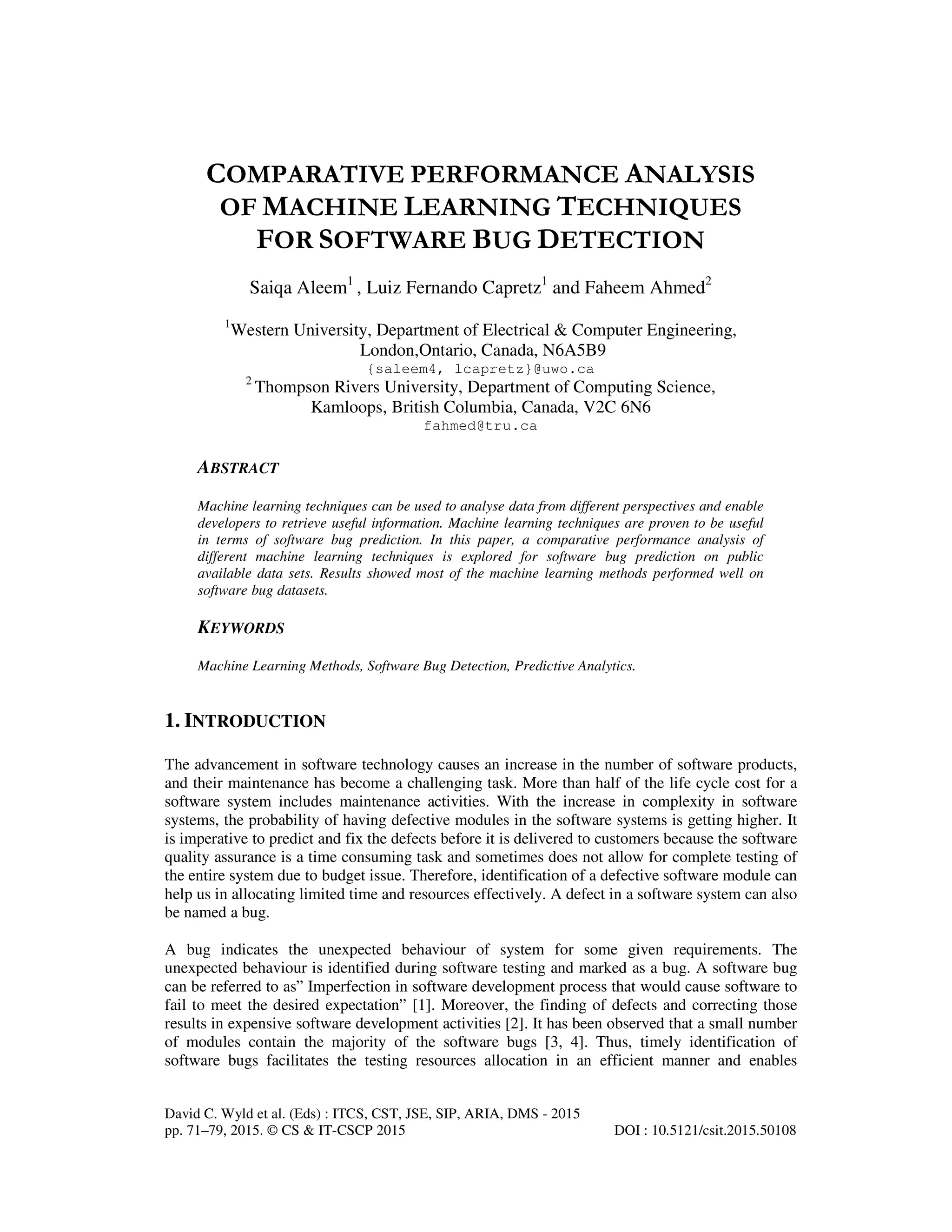Comparative Performance Analysis Pdf