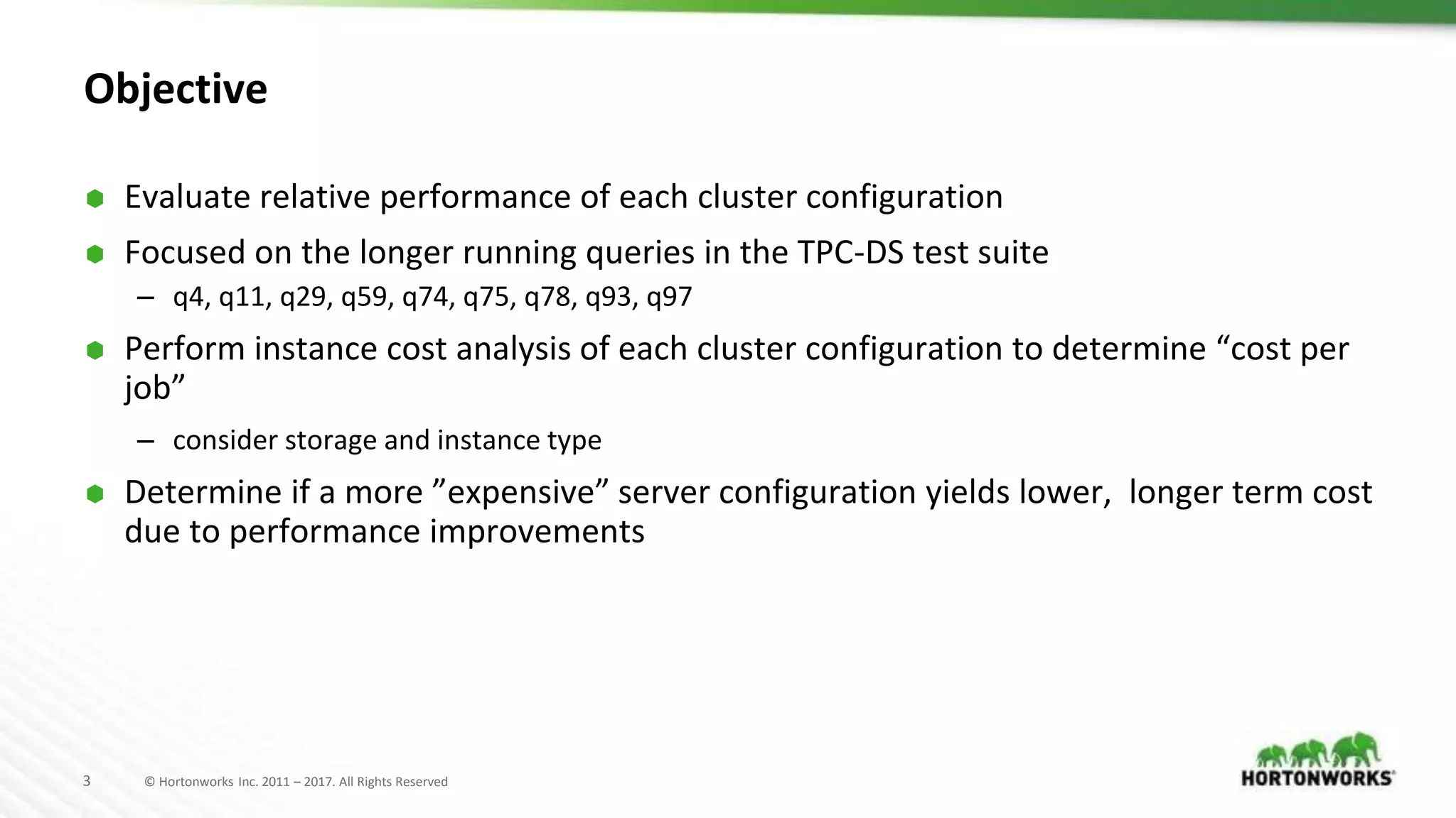 Comparative Performance Analysis Of Aws Ec2 Instance Types Commonly Used For Hadoop Clusters Ppt