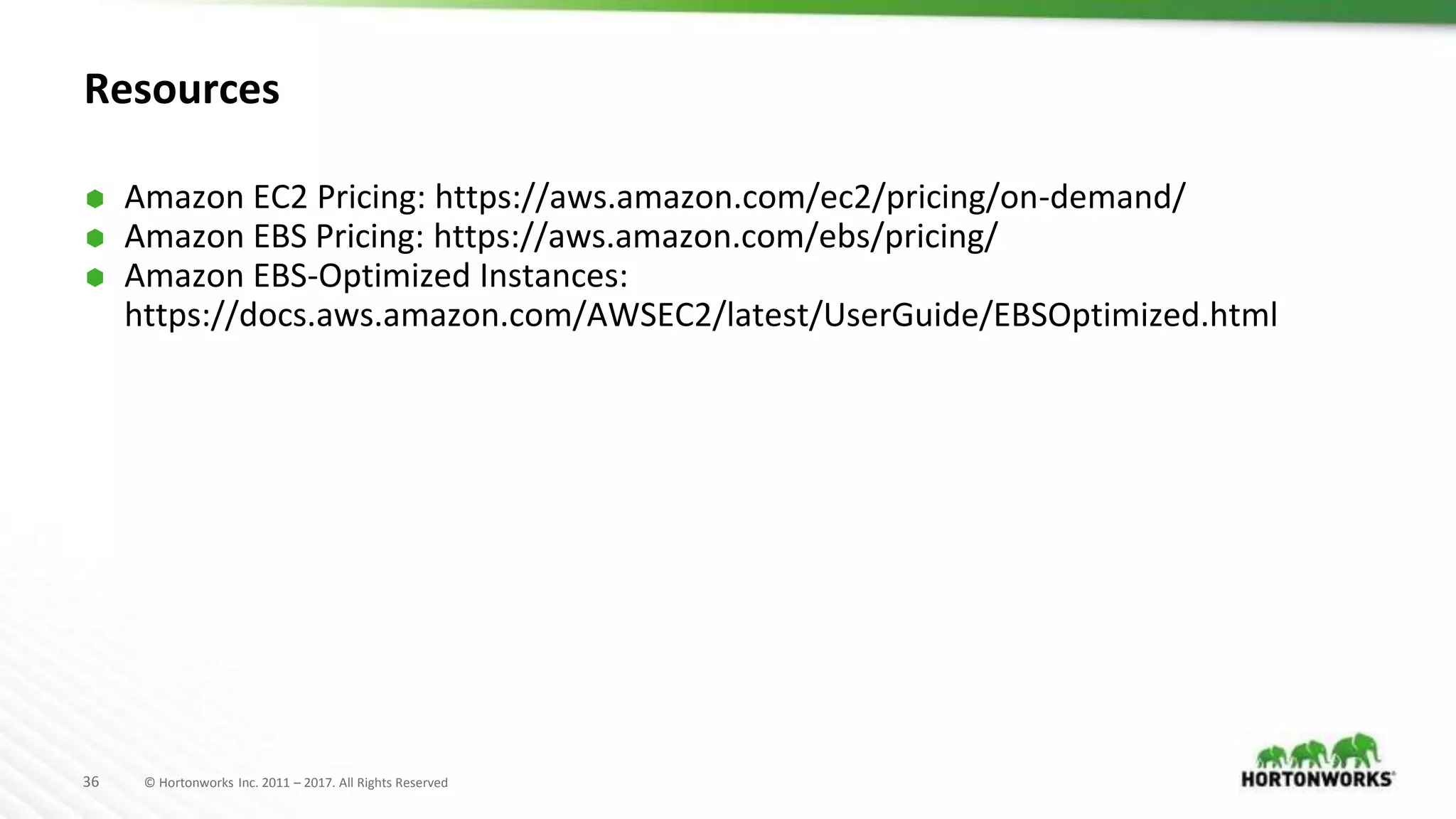 Comparative Performance Analysis Of Aws Ec2 Instance Types Commonly Used For Hadoop Clusters Ppt