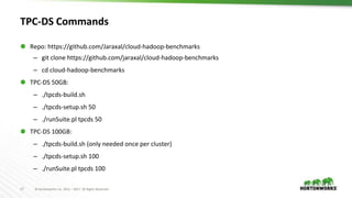 Comparative Performance Analysis of AWS EC2 Instance Types Commonly Used for Hadoop Clusters | PPT