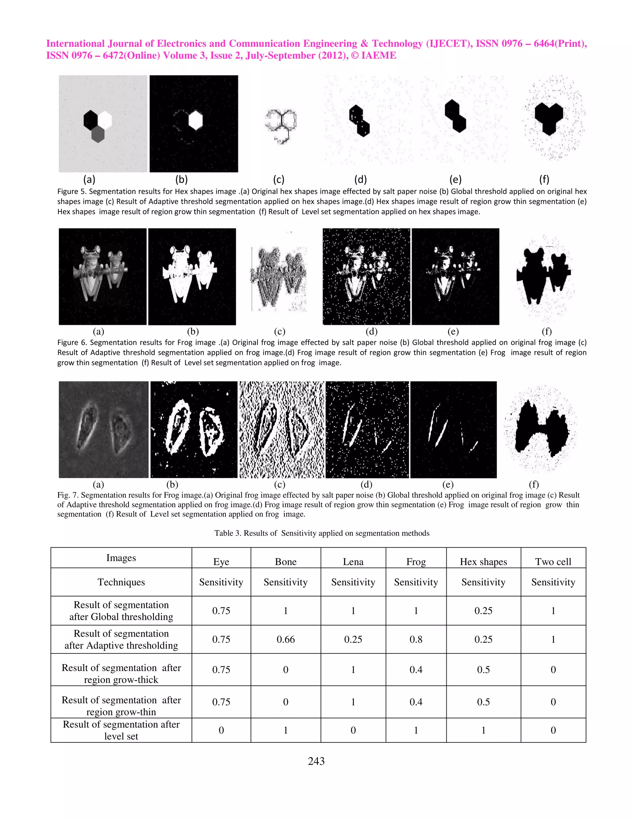 Comparative performance analysis of segmentation techniques | PDF