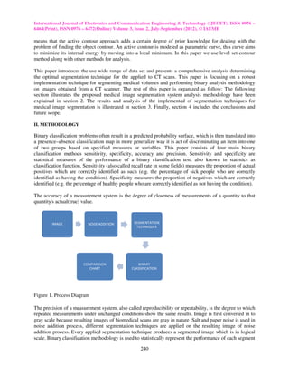 Comparative performance analysis of segmentation techniques | PDF