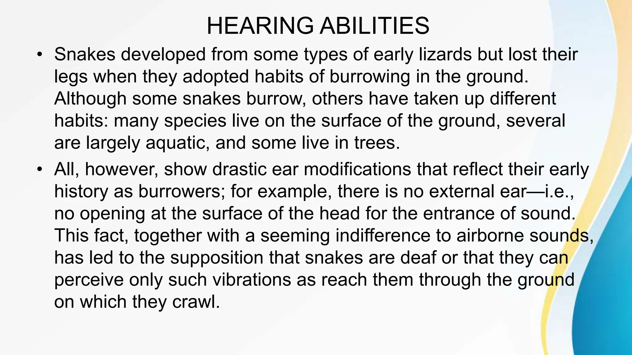 COMPARATIVE PHYSIOLOGY OF THE SENSE OF HEARING IN DIFFERENT ANIMALS.pptx