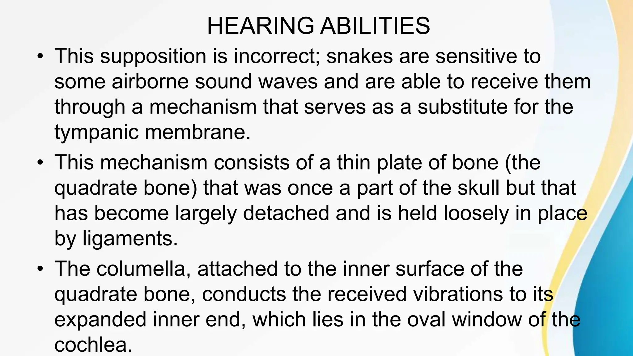 COMPARATIVE PHYSIOLOGY OF THE SENSE OF HEARING IN DIFFERENT ANIMALS.pptx