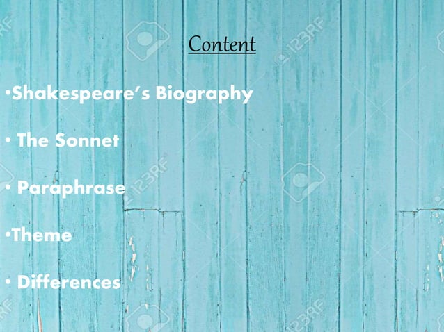Comparative poetic analysis of william shakespeare's sonnet no 18 and ...