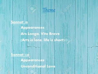 Comparative poetic analysis of william shakespeare's sonnet no 18 and ...