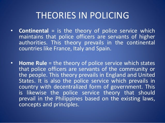 Comparative police system2015