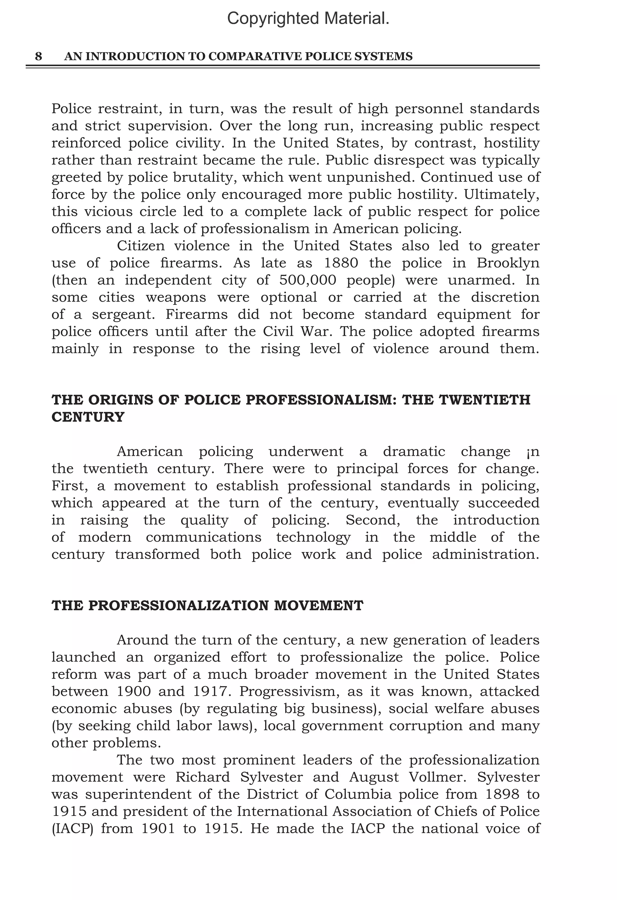 Comparative police systems_preview | PDF