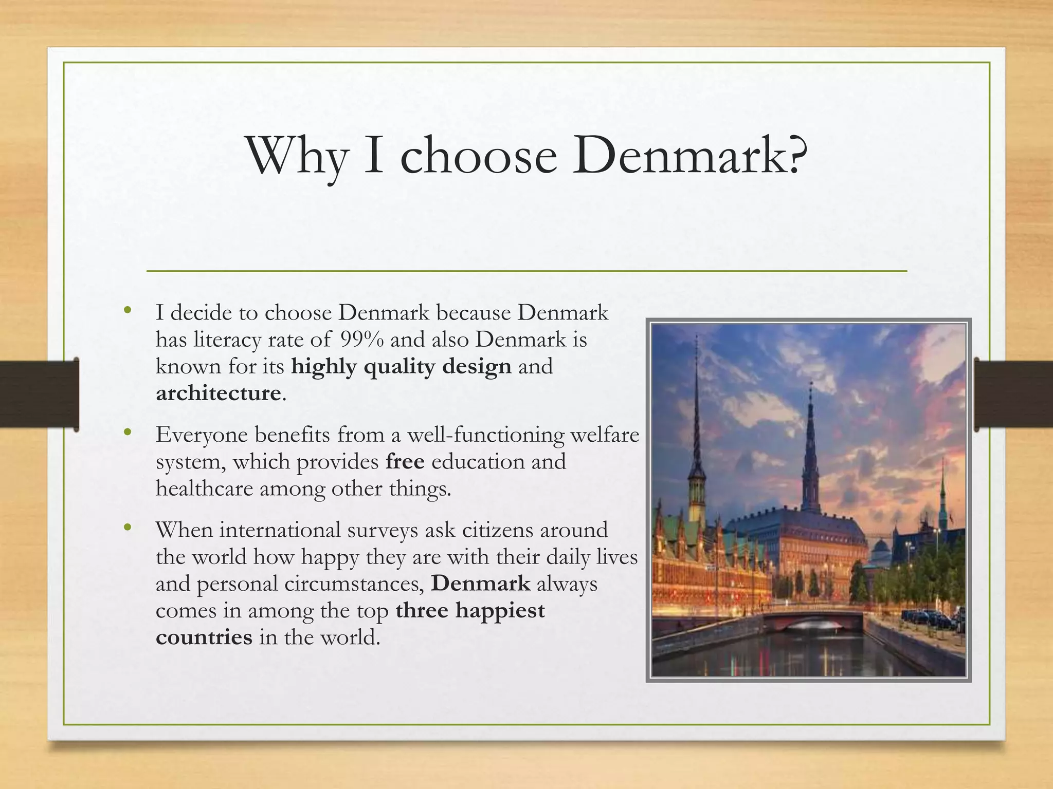 Education system of Pakistan and Denmark | PPT