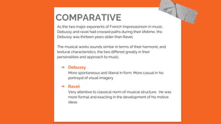 Comparative work of Debussy and Ravel - Music 10.pptx