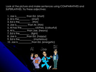 Comparatives and superlatives | PPT