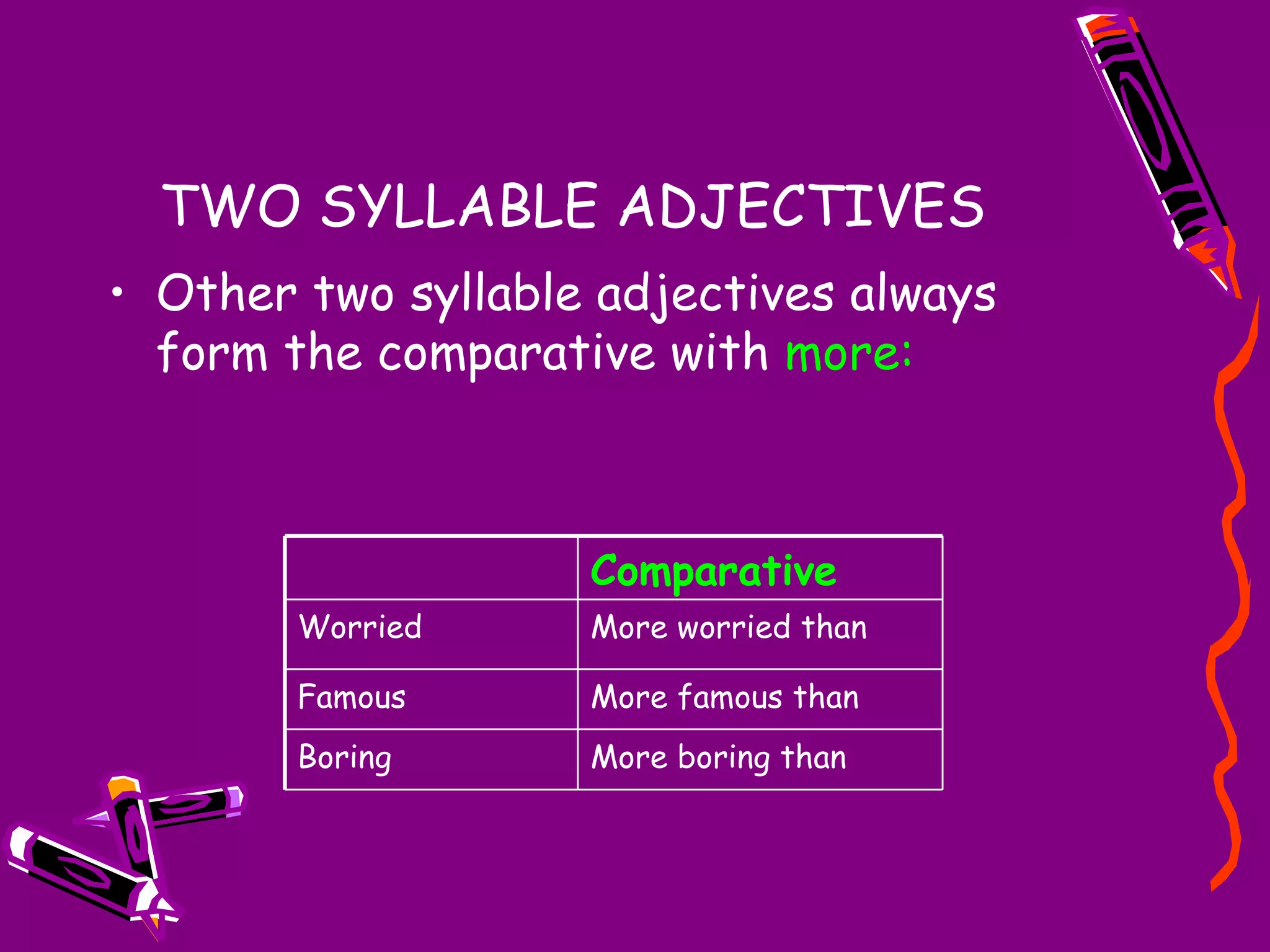 Comparatives | PPT