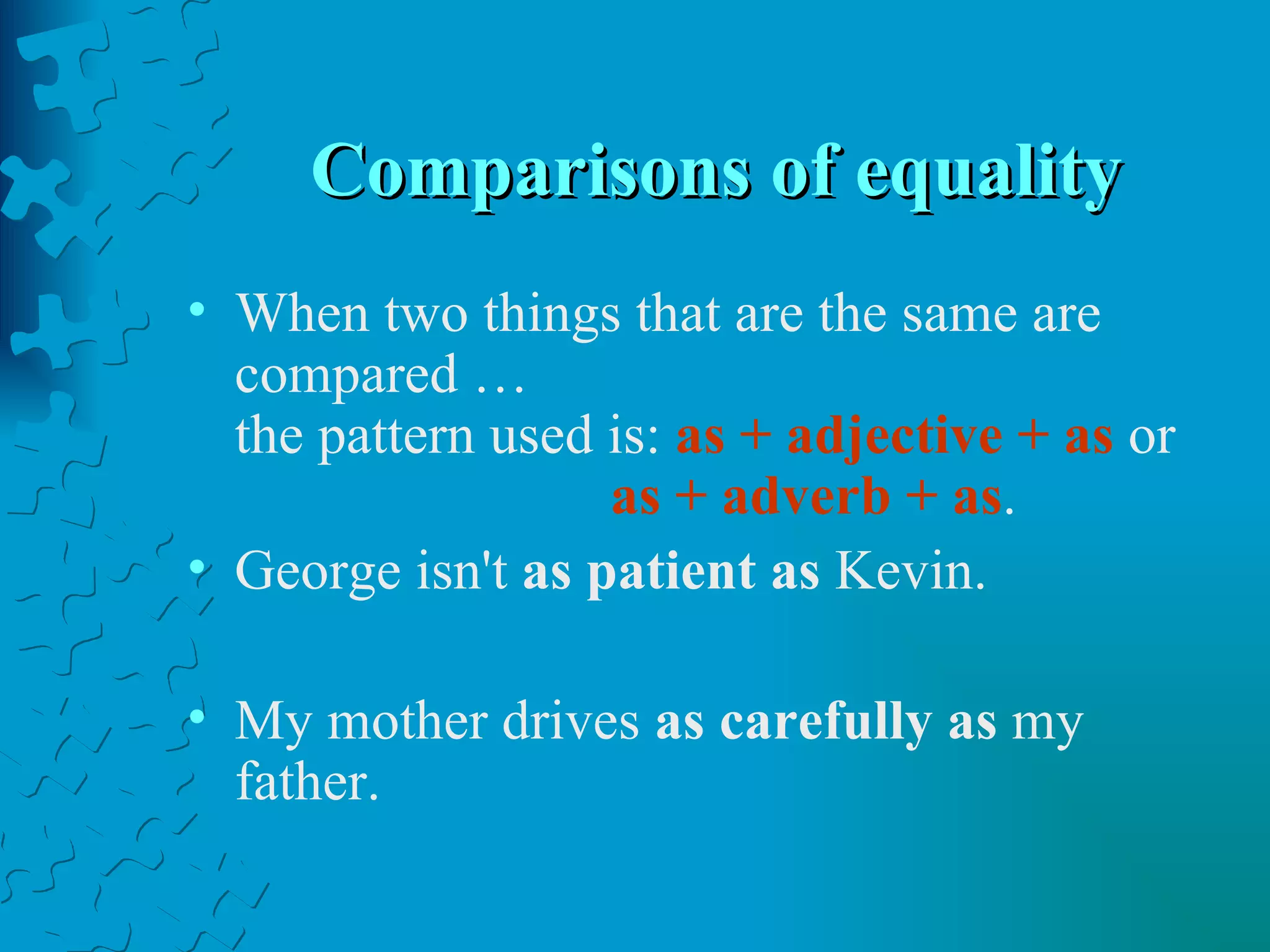 Comparatives | PPT