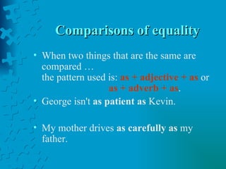 Comparatives | PPT
