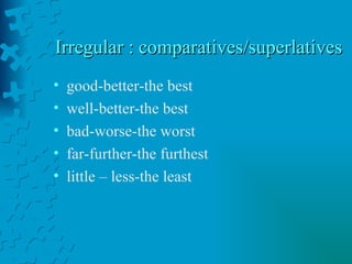 Comparatives | PPT