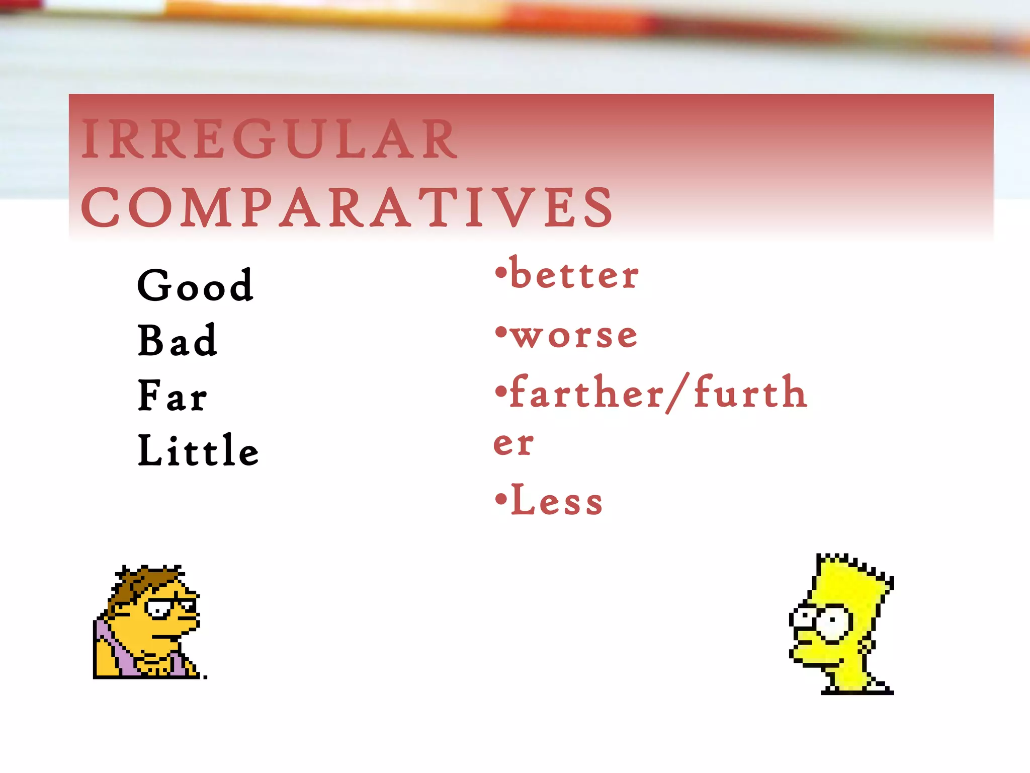 Comparatives | PPS