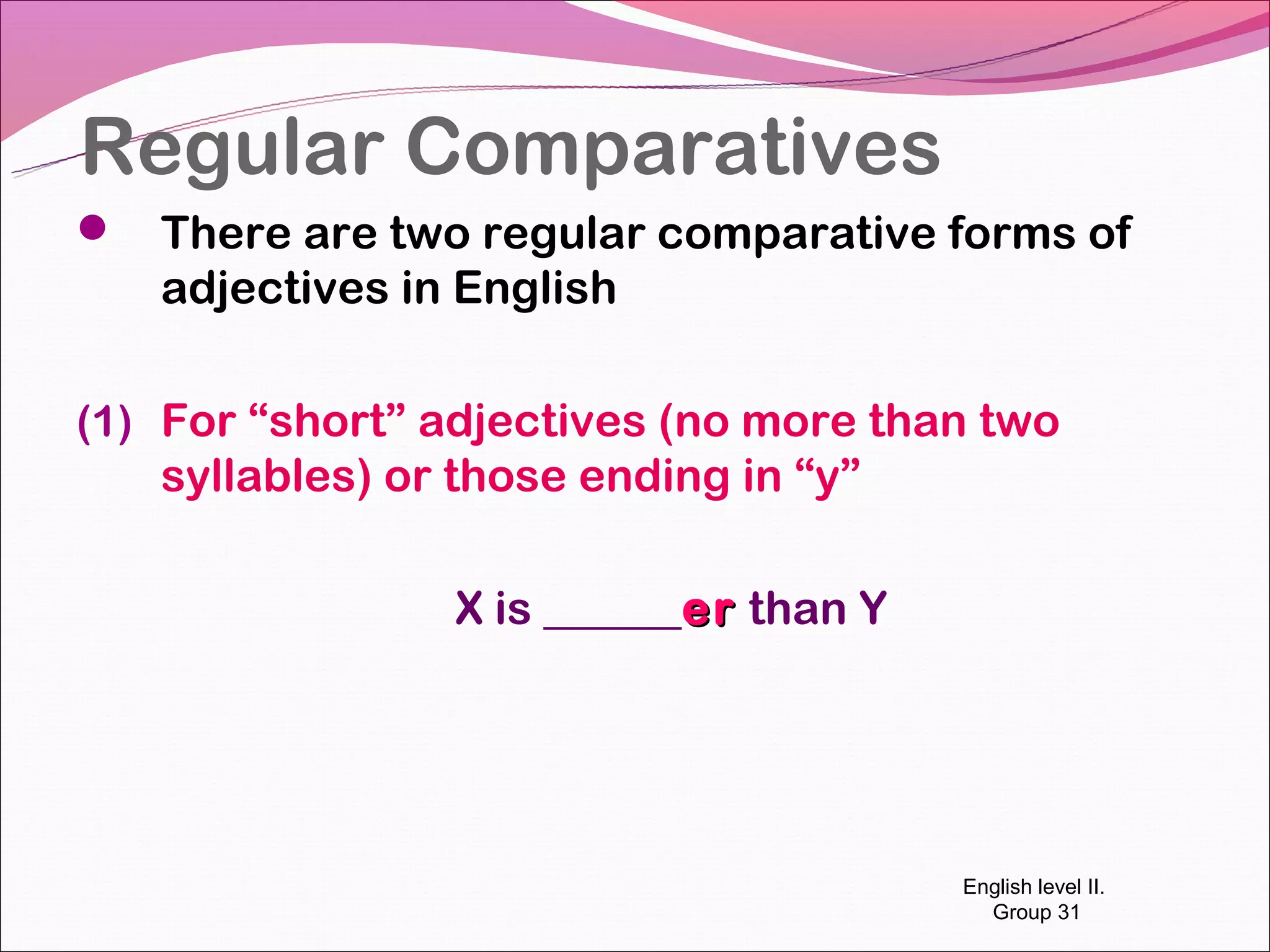 Comparatives | PPT
