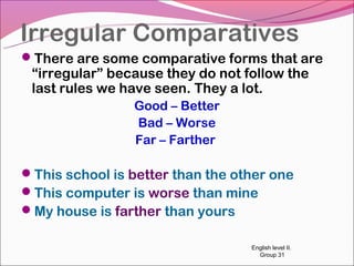 Comparatives | PPT