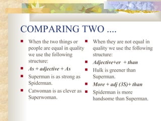 Comparatives | PPT