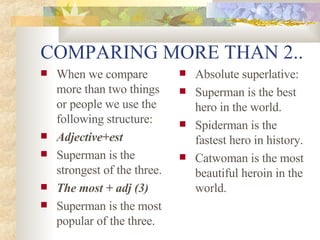Comparatives | PPT