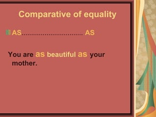 Comparatives | PPT