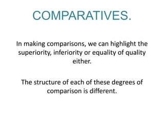 Comparatives | PPTX