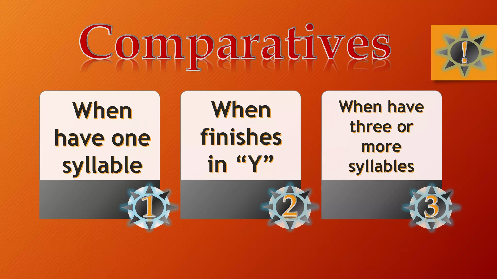 Comparatives | PPTX