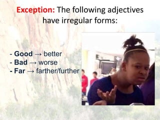 Comparative Adjectives | PPTX