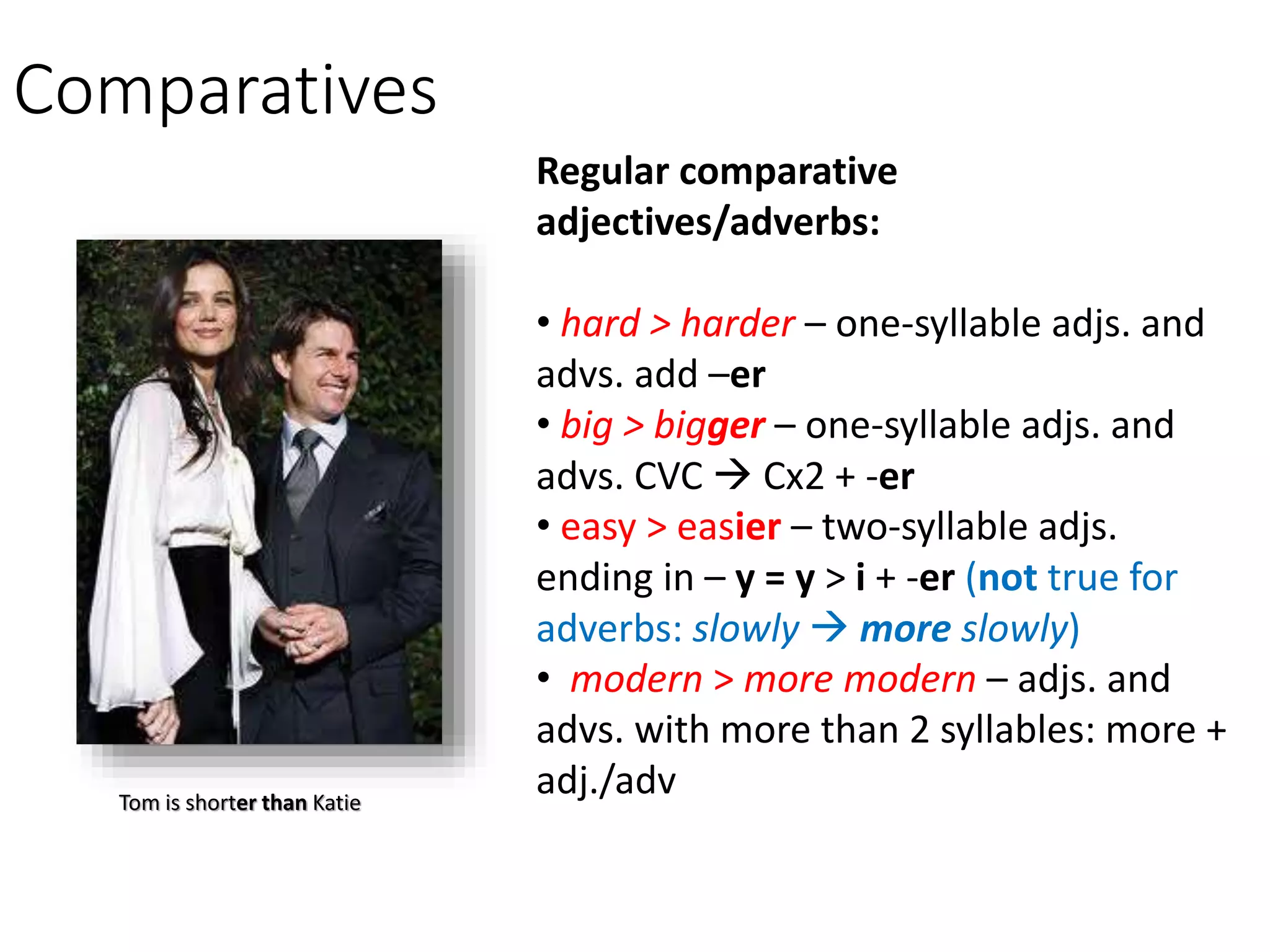 Comparatives | PPTX