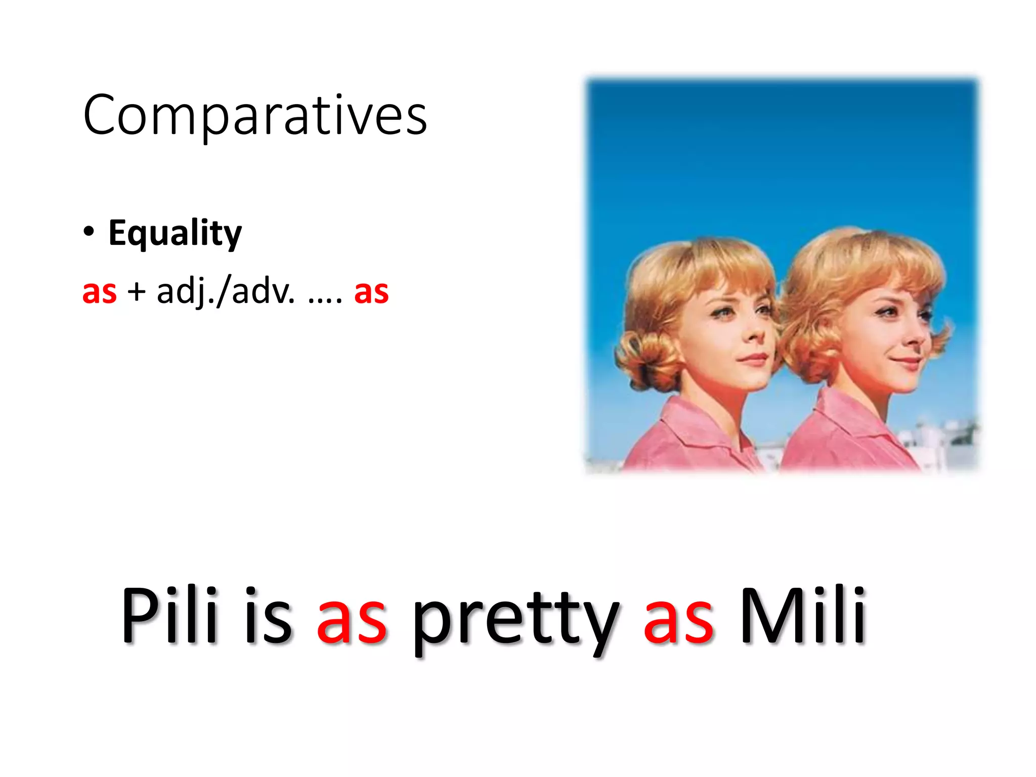 Comparatives | PPTX
